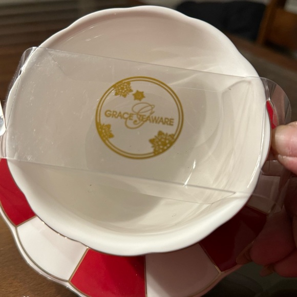 Grace Teaware | Kitchen | Peppermint Stripe Tea Cup Set | Poshmark